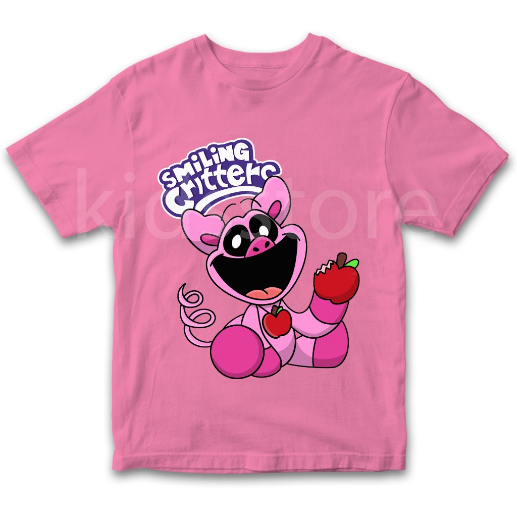 Children's CLOTHING TSHIRT T-SHIRTS CHARACTER POPPY PLAYTIME SMILING ...
