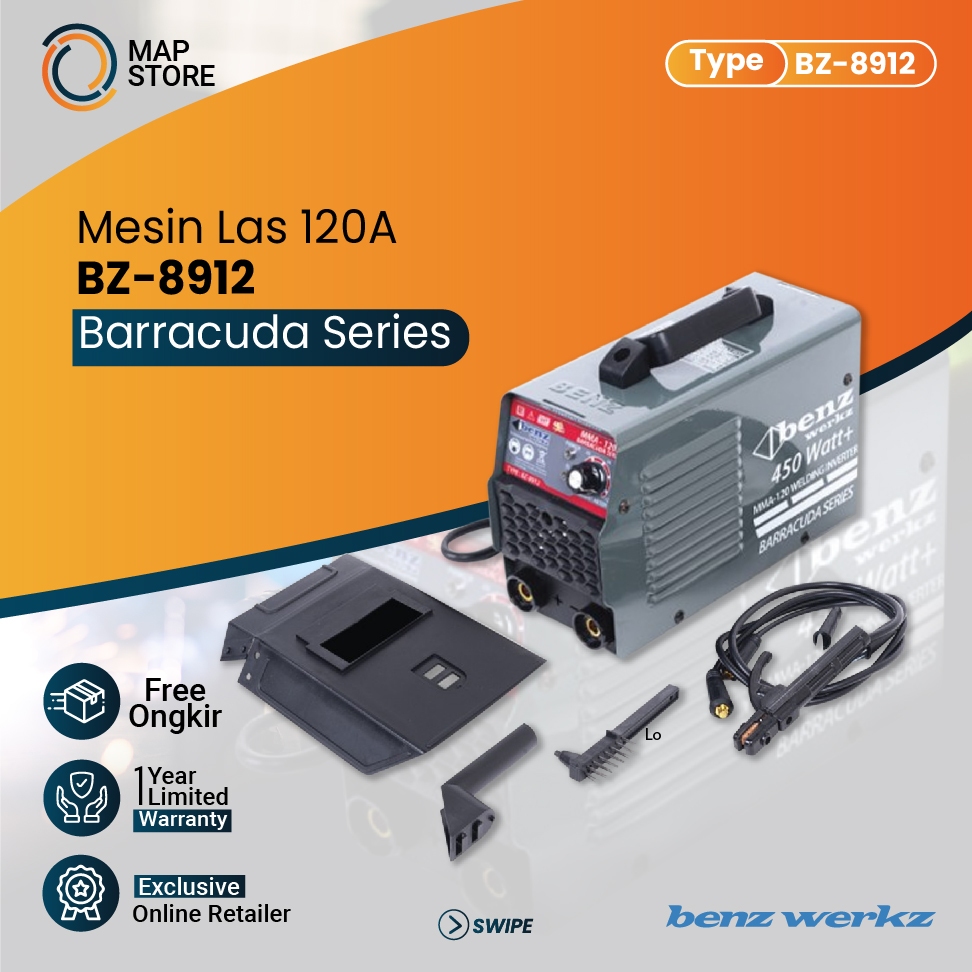 MESIN Barracuda Series 120A Inverter Transformer Welding Machine By ...