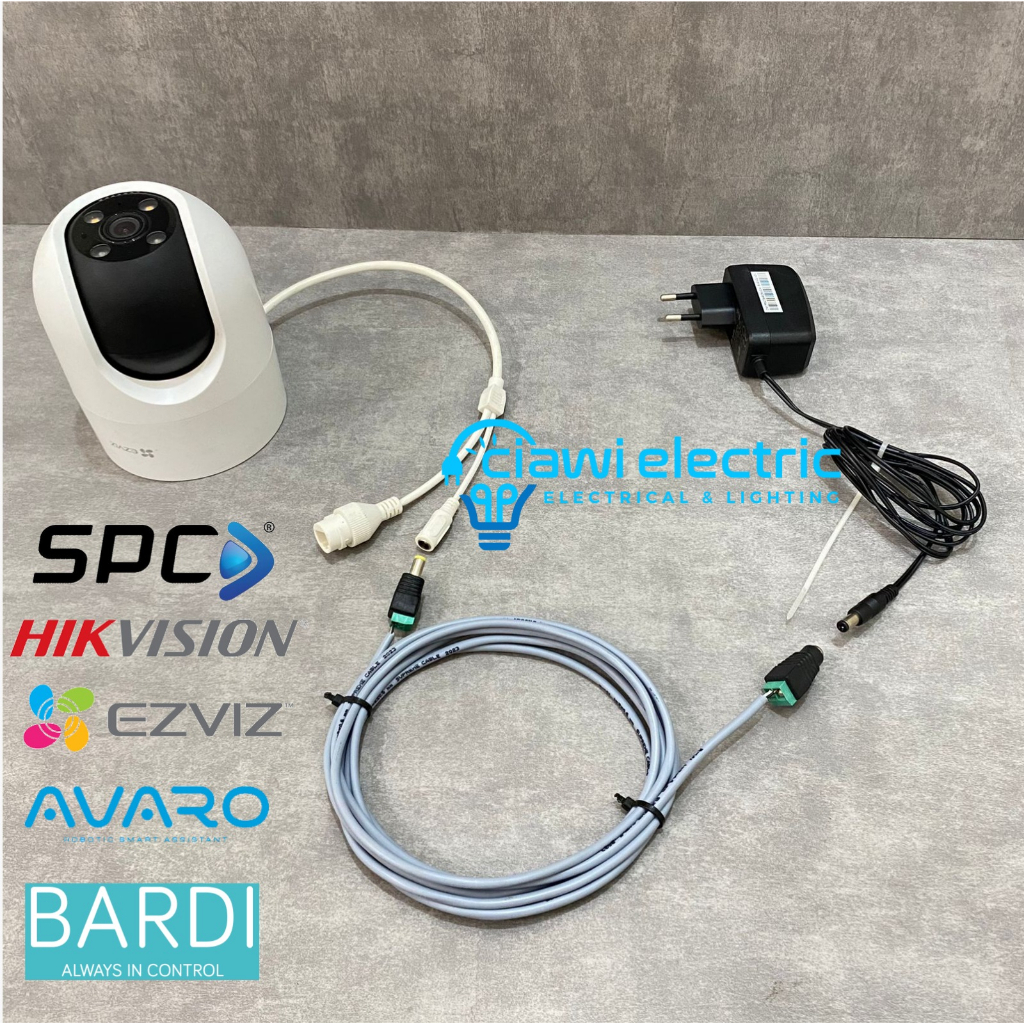35 METER DC IP CAMERA CCTV POWER Connection Adapter Cable | Shopee Malaysia
