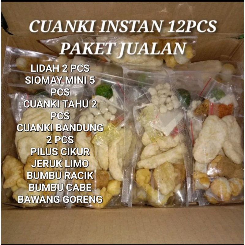 CUANKI SEBLAK INSTANT NOODLES PACKAGE 12 PCS/LIBAN FOOD | Shopee Malaysia
