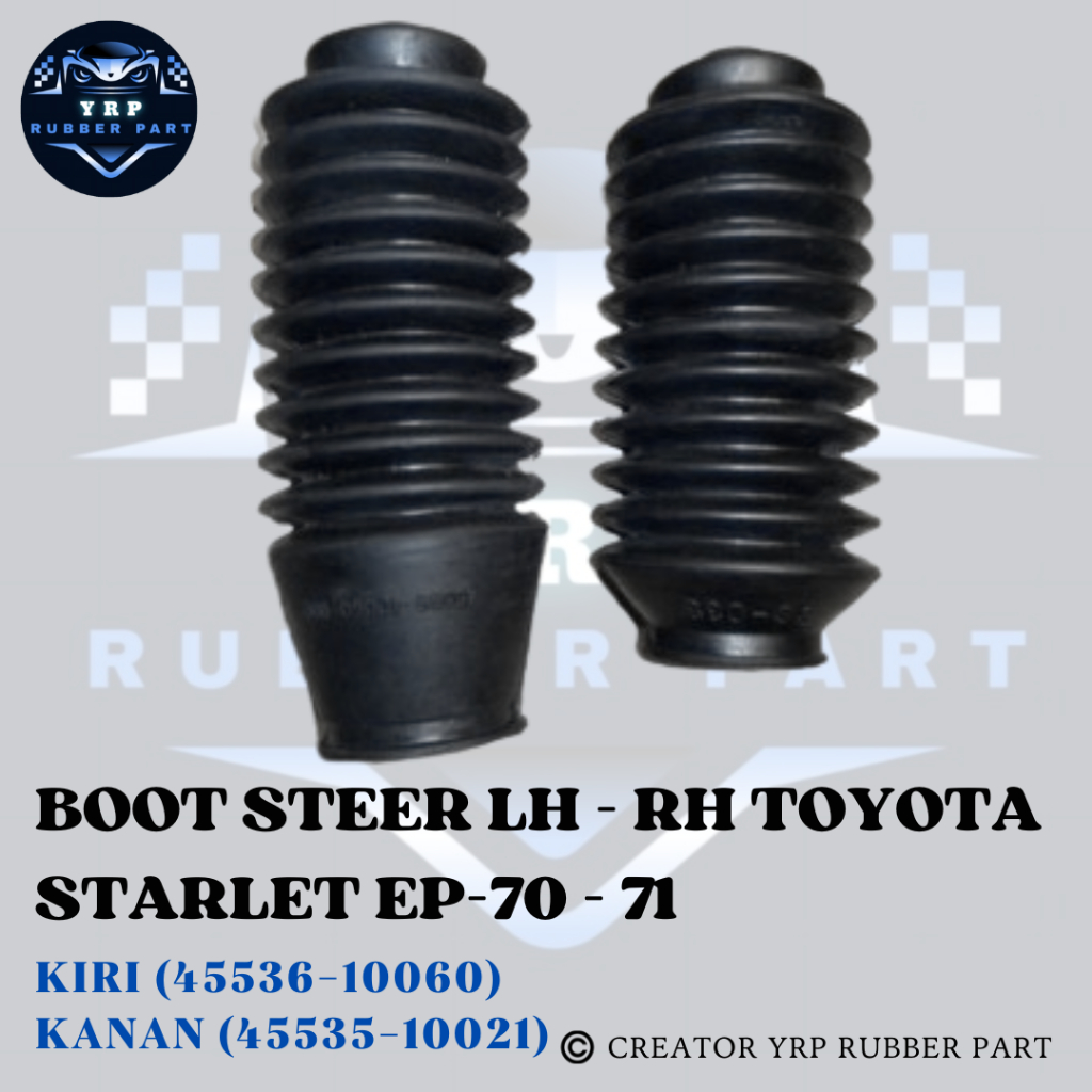 Rubber Boot Rack Steering Rack End Steer Steering Starlet EP70 | Shopee Malaysia
