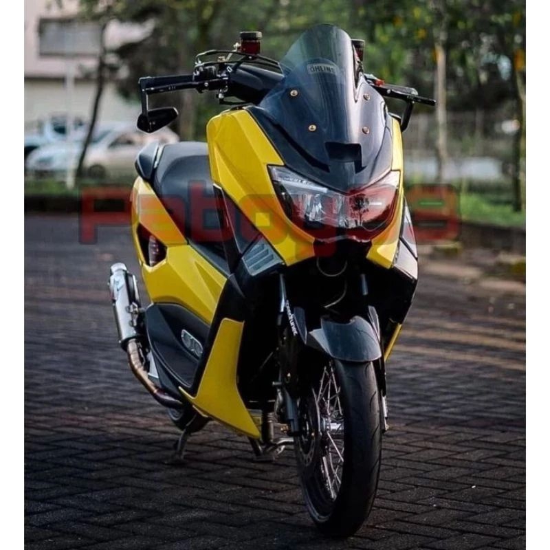 HITAM Winsil Visor Yamaha Nmax Old New Model Type TDR V2 Fin Thick ...