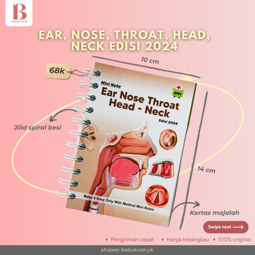 Ear Nose Throat Head Neck | Ear Nose Throat Book | Ent Medical Pocket ...