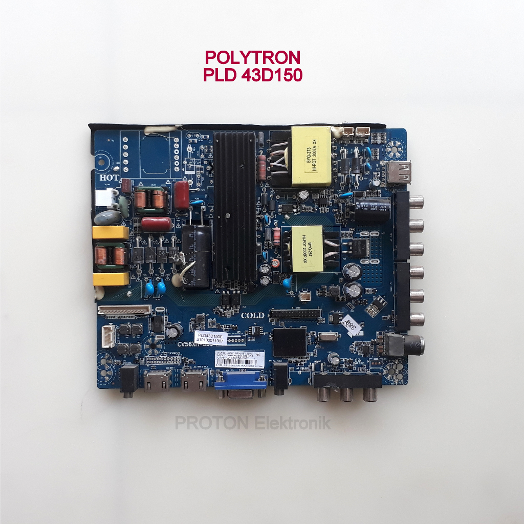 MESIN Polytron PLD 43D150 43D150 43D150E PLD43D150 40T880 PLD40T880 ...