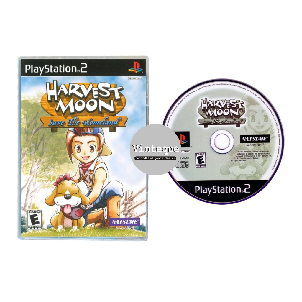 Original PS2 Playstation 2 DVD CD Cassette from Harvest Moon Save the ...