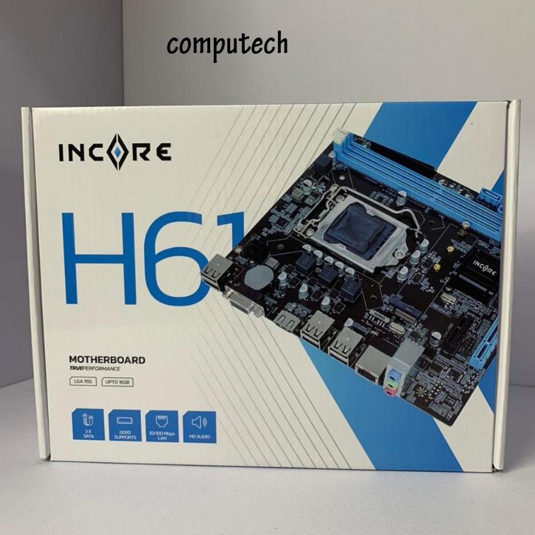 Motherboard INCORE H61 | Shopee Malaysia