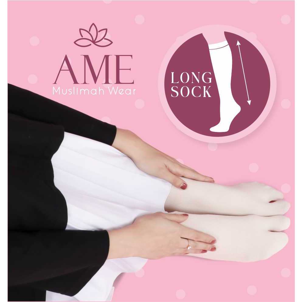 Ame THUMB SOCKS UNDER THE KNEE (LONGSOCKS) | Shopee Malaysia