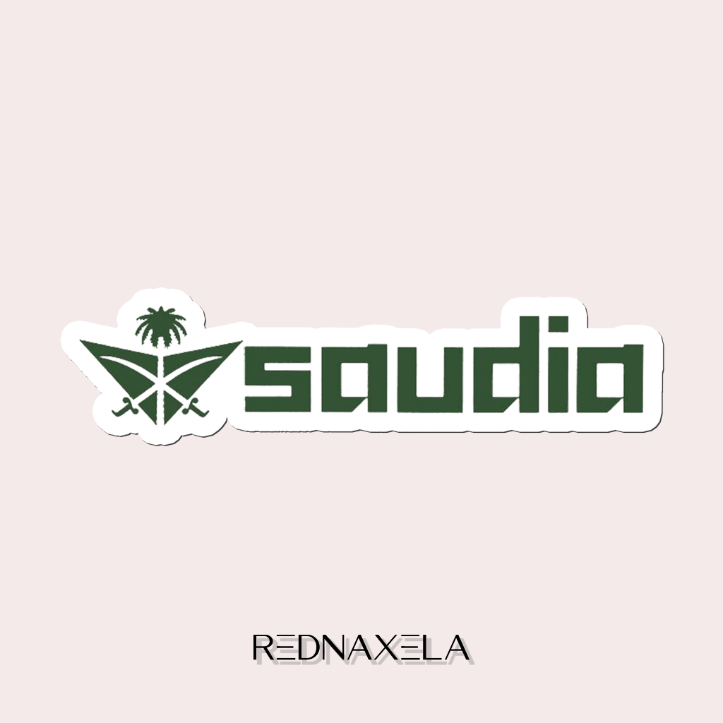 Saudia Airlines Vinyl Sticker Travel Suitcase Sticker Die Cut Sticker ...