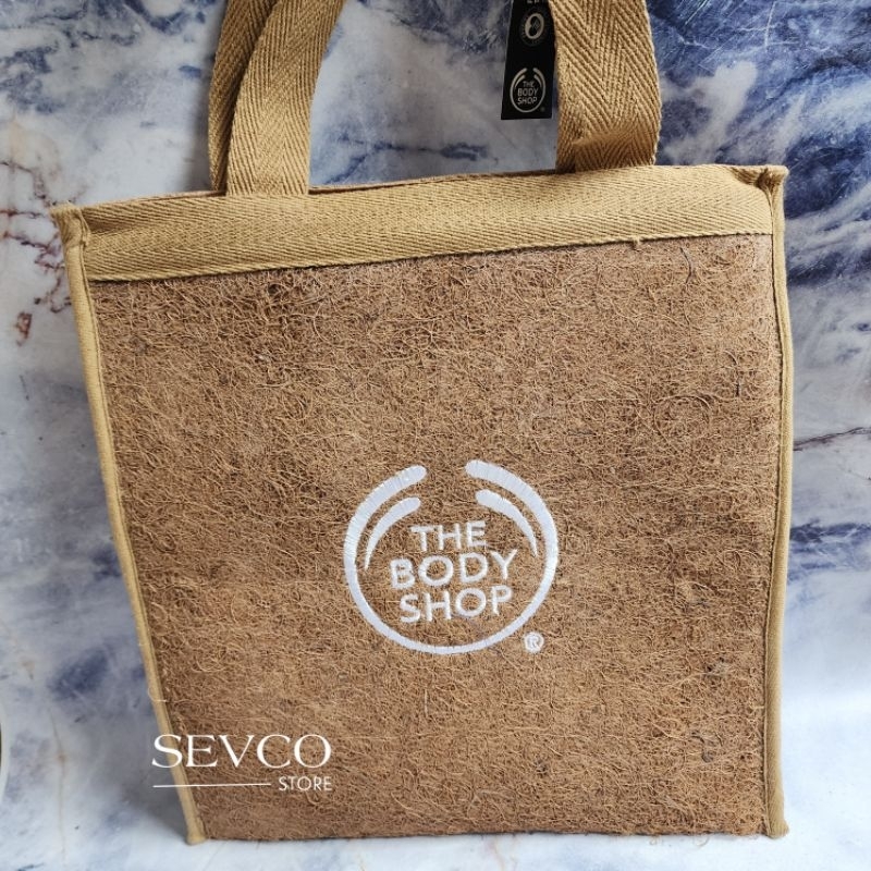 The BODY SHOP Coconut Husks Tote Bag | Shopee Malaysia