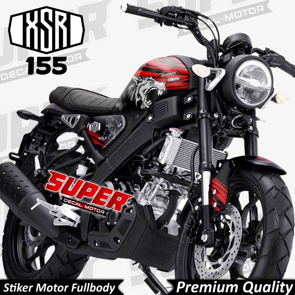 Decal Sticker Xsr Decal Sticker Xsr 155 Full body Striping Xsr 155 Wolf ...