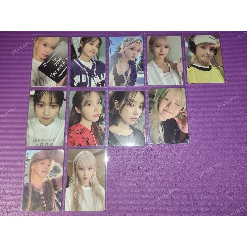 Iu PHOTOCARD OFFICIAL THE WINNING PC ALBUM | Shopee Malaysia