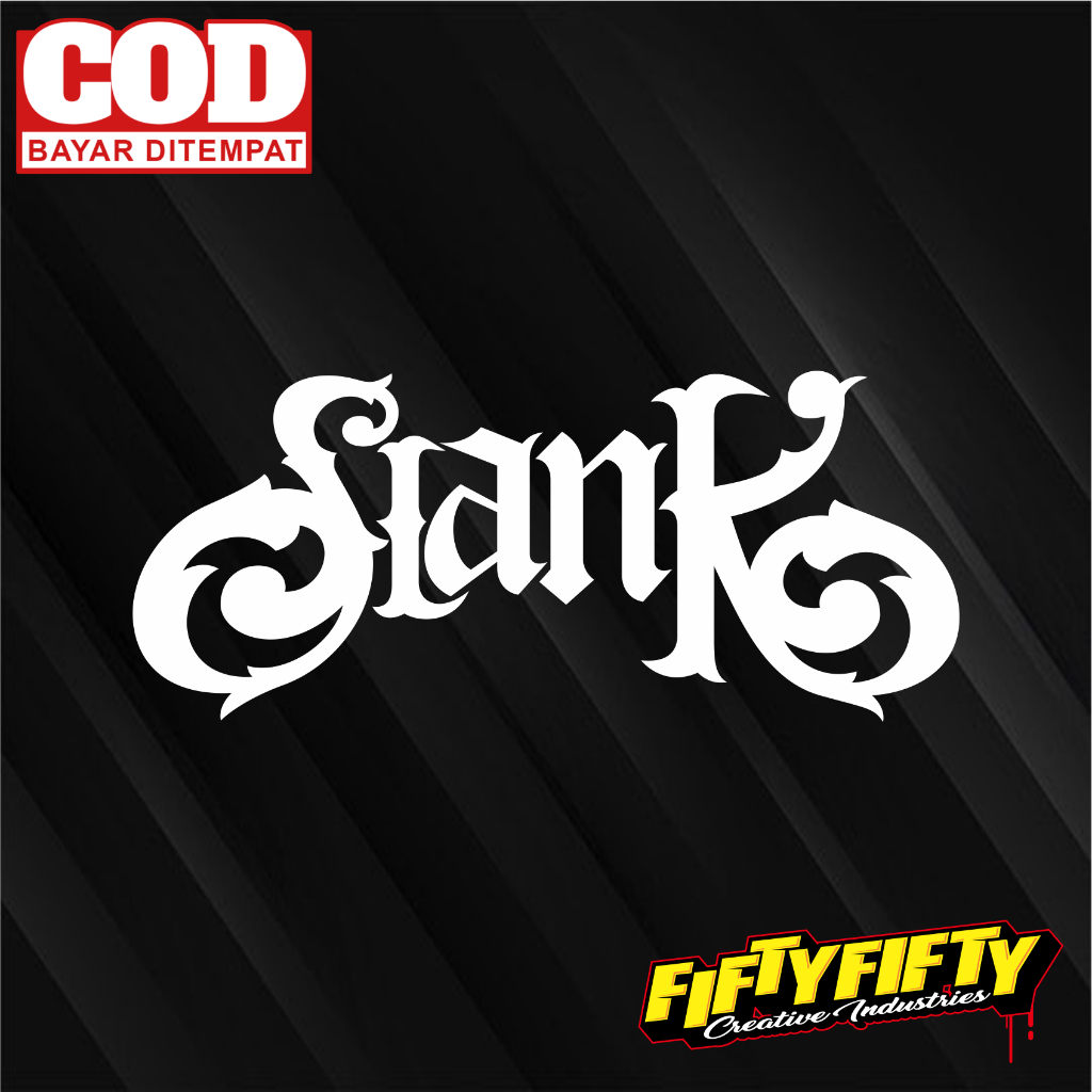 SLANK Cutting Stickers Latest Viral Stickers Motorcycle Car Helmet ...