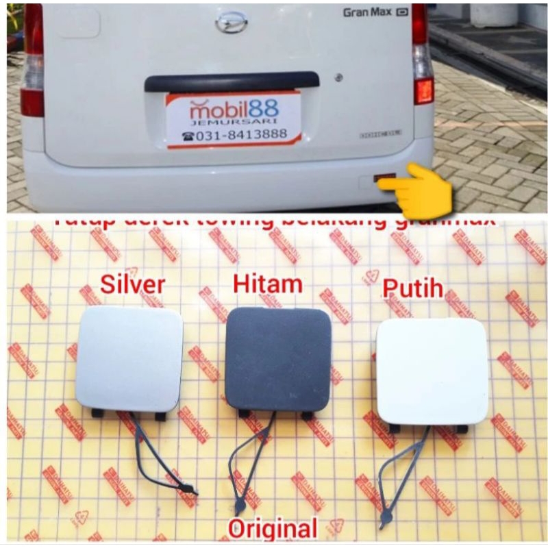 Original grandmax rear and front bumper towing covers | Shopee Malaysia