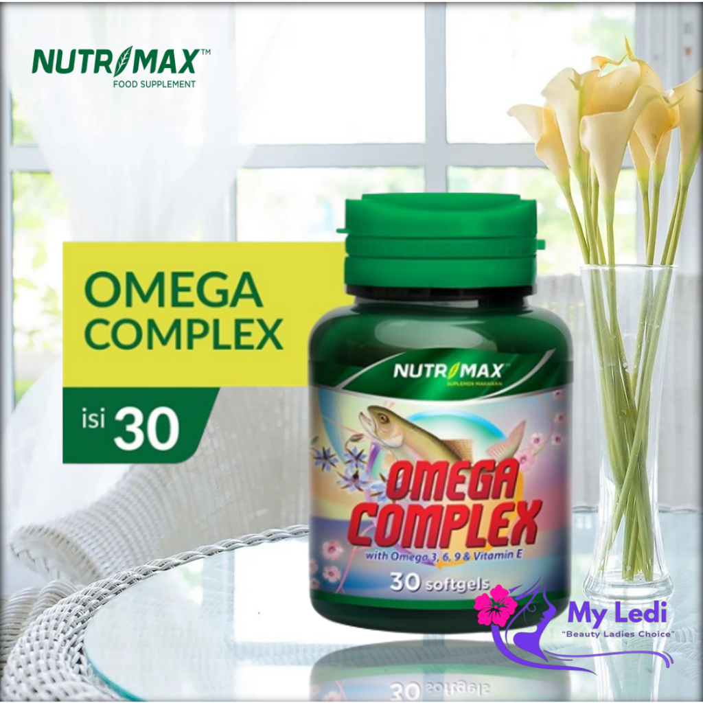 Nutrimax Omega Complex With Omega 3, 6, 9 & Vitamin E 30 Tabs - My Ledi ...