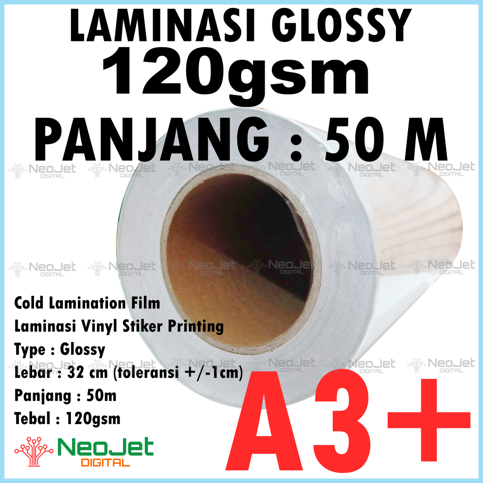 Glossy Lamination Cold Lamination Cold Film Vinyl Printing Stickers A3 ...