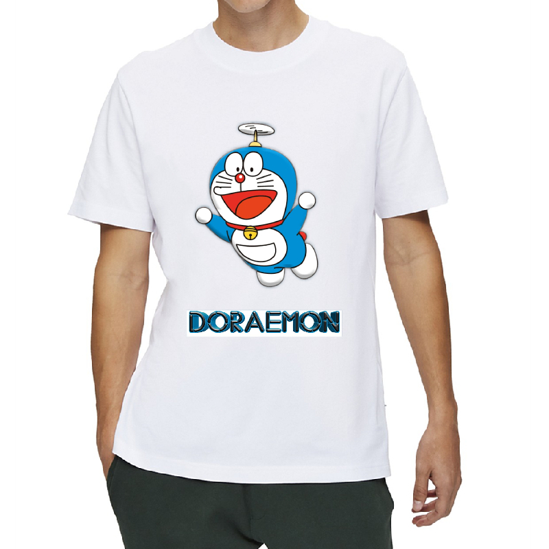 Doraemon Anime T-Shirt Wanted 24s Cotton Combed Premium Anime Figure T ...