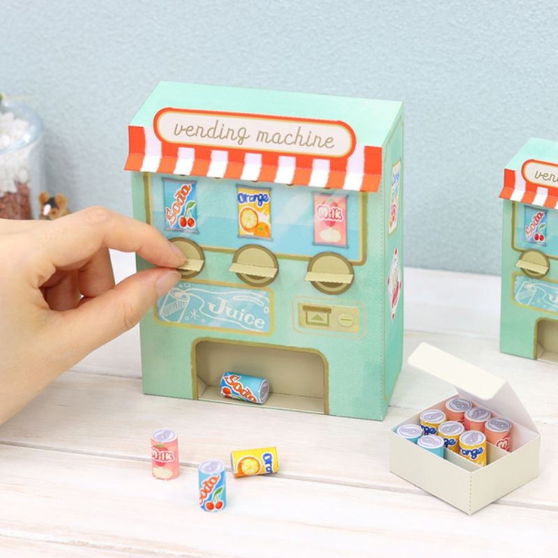 Papercraft DIY Miniature Vending Machine | Shopee Malaysia