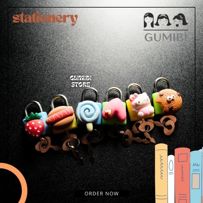 CHILDREN'S MINI PADLOCK TOY, 3d padlock with cartoon motifs with cute ...