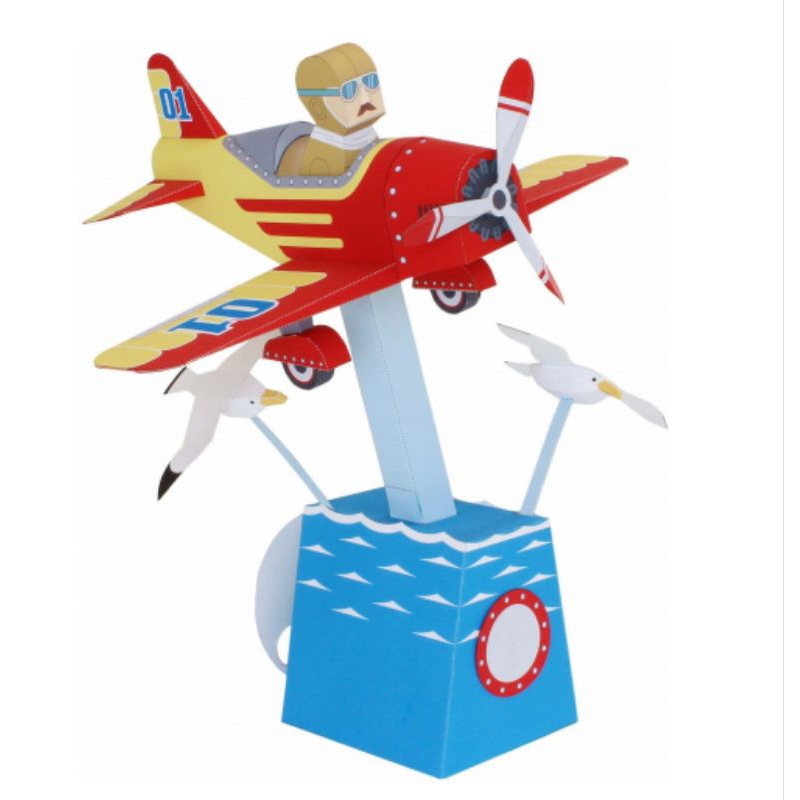 Flying pilot toy papercraft pattern sheet (CP-AgA28) | Shopee Malaysia