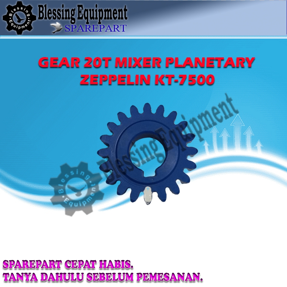 20t Gear Spare Parts Planetary Mixer KT-7500 Zeppelin | Shopee Malaysia