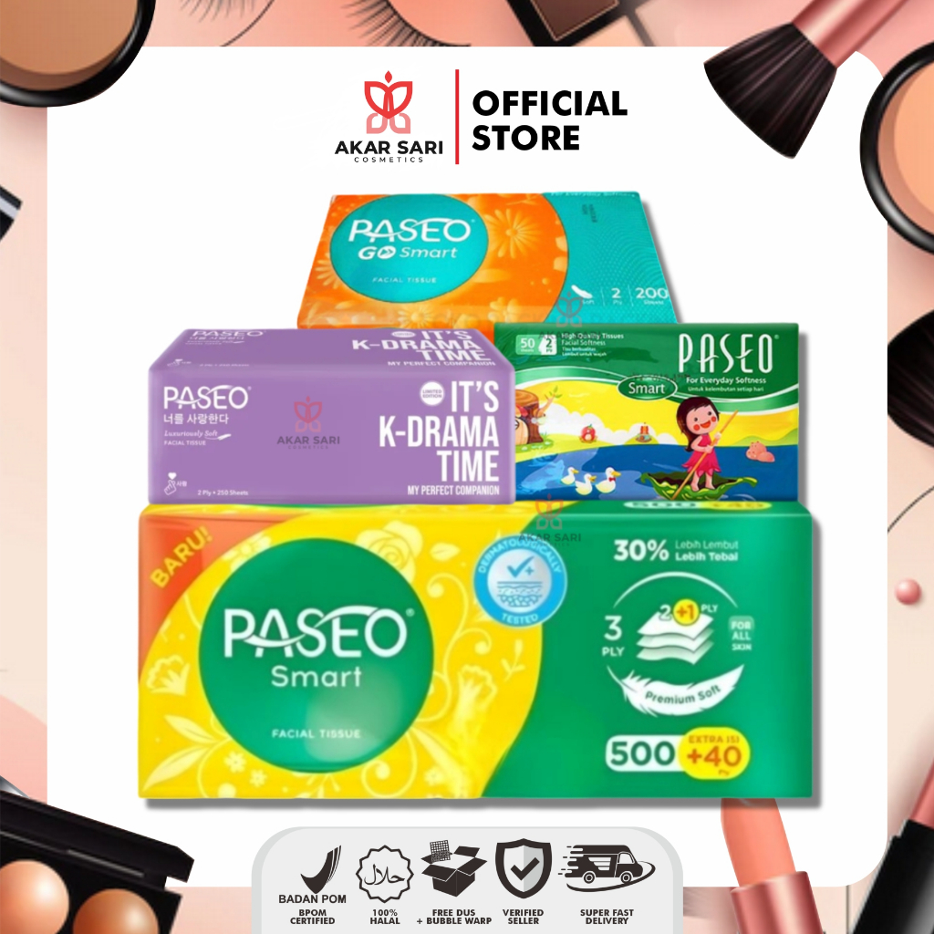 Paseo TISSUE GO SMART 200 | Its K DRAMA 250 | Smart 50 | 540 SHEETS ...