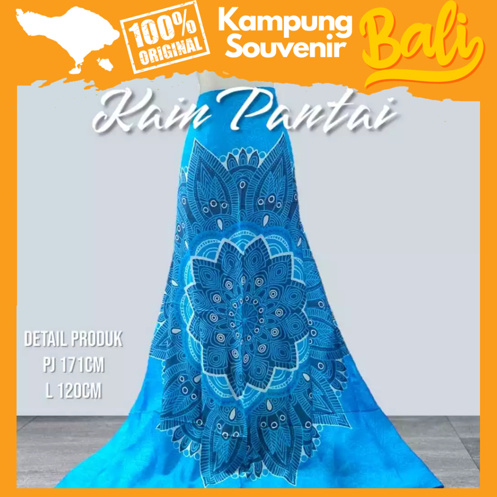 Bali Beach Fabric Bali Sarong Bali Jumbo Motif Fabric - Bali Beach ...