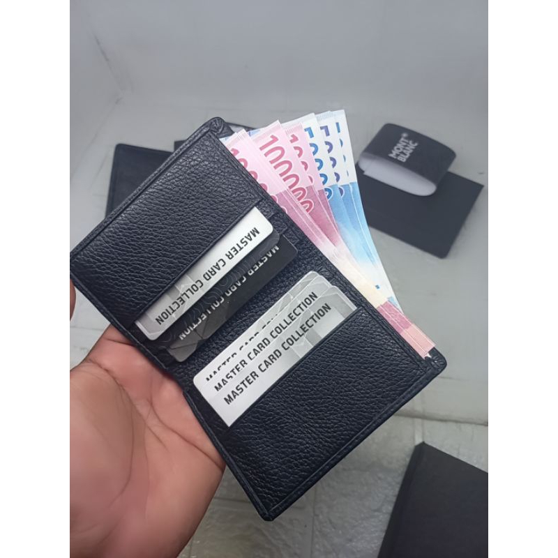 Genuine Leather Mini Card Wallet Pian And Dompert Card Wallet Money ...