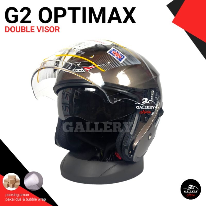 G2 OPTIMAX GOLD NMAX GLOSSY HELMET | G2 OPTIMAX SOLID HELMET | Shopee ...