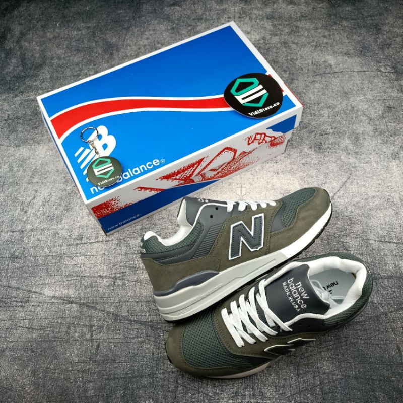 Nb 997s Dark Gray Premium Import Quality Men's Sports Sneakers | Shopee ...