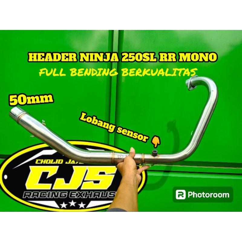 NINJA MONO EXHAUST NECK FULL BENDING QUALITY NINJA 250 SL RR MONO ...