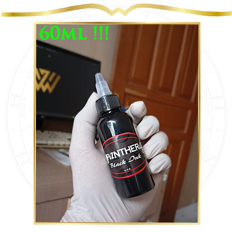Ink tattoo Ink PANTHERA BLACK LINER tatto Ink 60ml Or 2oz - BIG SIZE ...