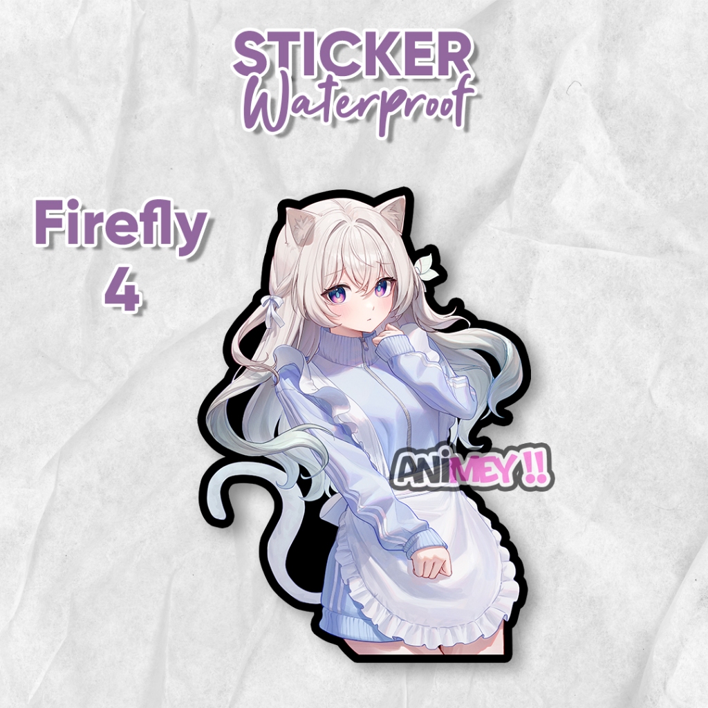 Firefly Honkai Star Rail Sticker / Waterproof Anime Sticker | Shopee ...