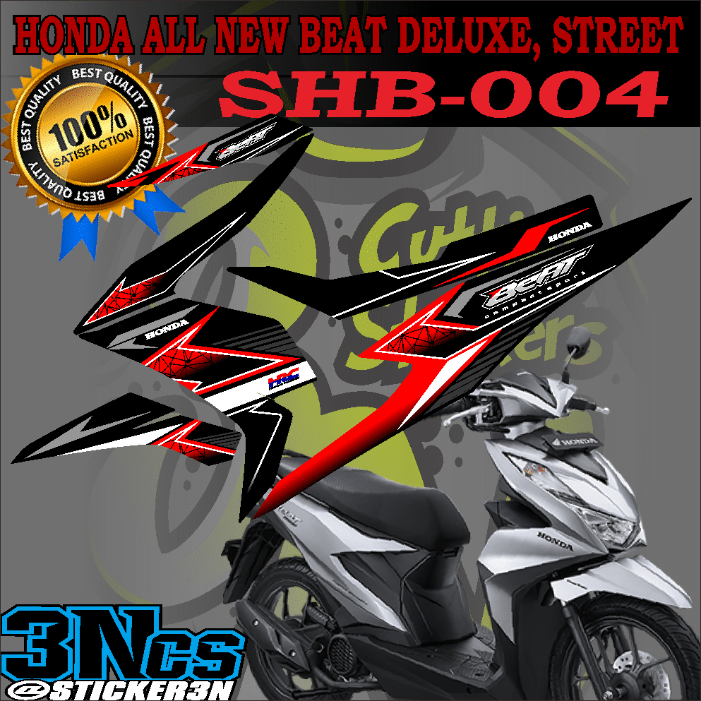 Stripping Honda Beat Deluxe 2020-2024, Sticker Variation 04 Honda Beat ...
