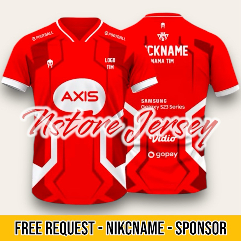 New Esport E-Football Jersey Home Away Custom 2024 Free namset | Shopee ...