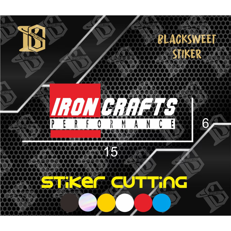 Sticker cutting iron crafts performance | Shopee Malaysia
