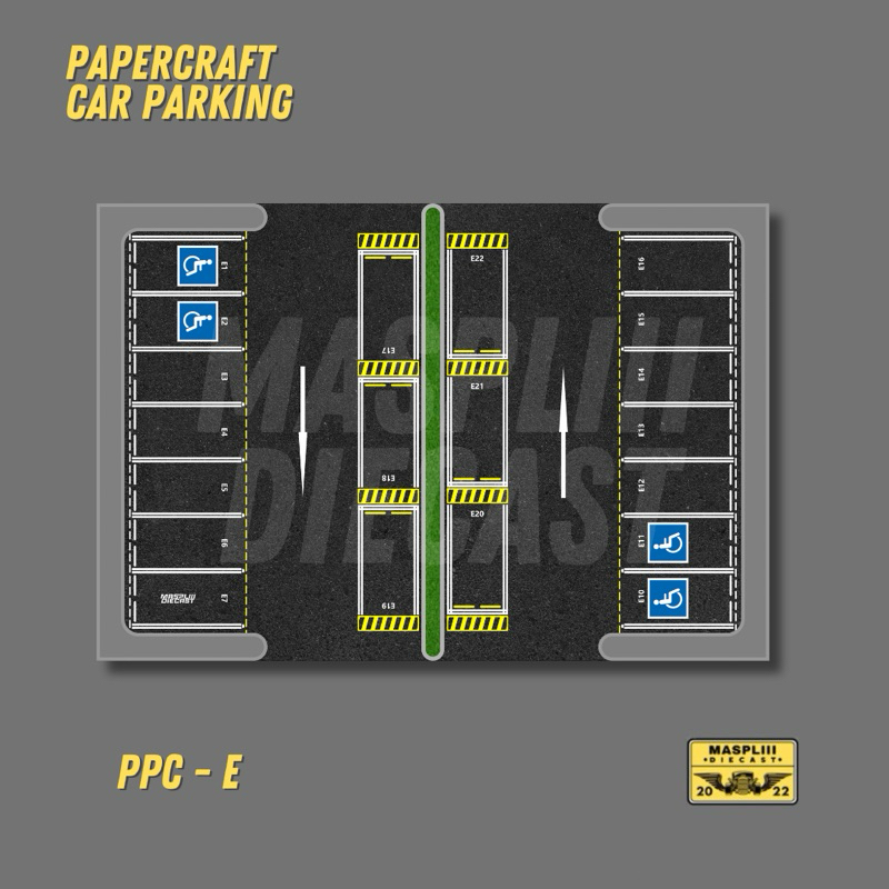 Hot Wheels Parking Diorama Diecast 1:64 Papercraft paper | Shopee Malaysia