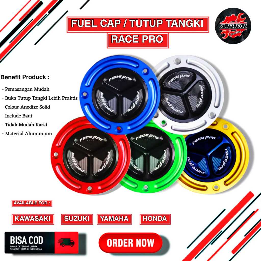 Fuelcap RACEPRO Tank CAP RACEPRO FUEL CAP SUZUKI VIXION CB150R R15 R25 ...
