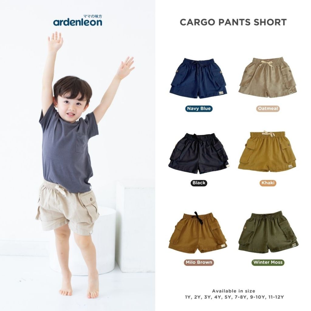 Ardenleon Children's Cargo Shorts Cargo Pants Short 1 - 12 Years ...