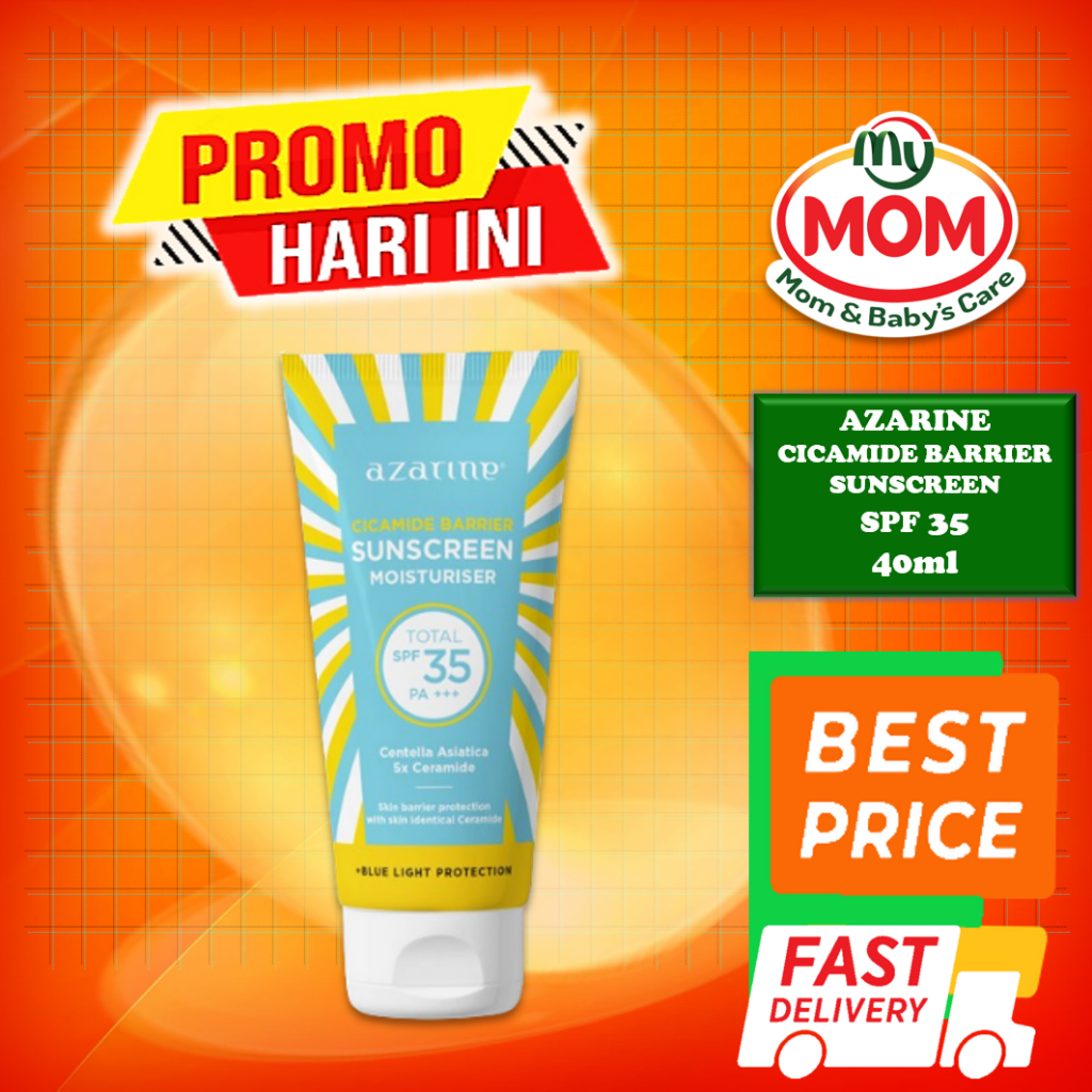 Azarine Cicamide Barrier Sunscreen Moisturizing SPF35 PA++ 40ml Gel ...