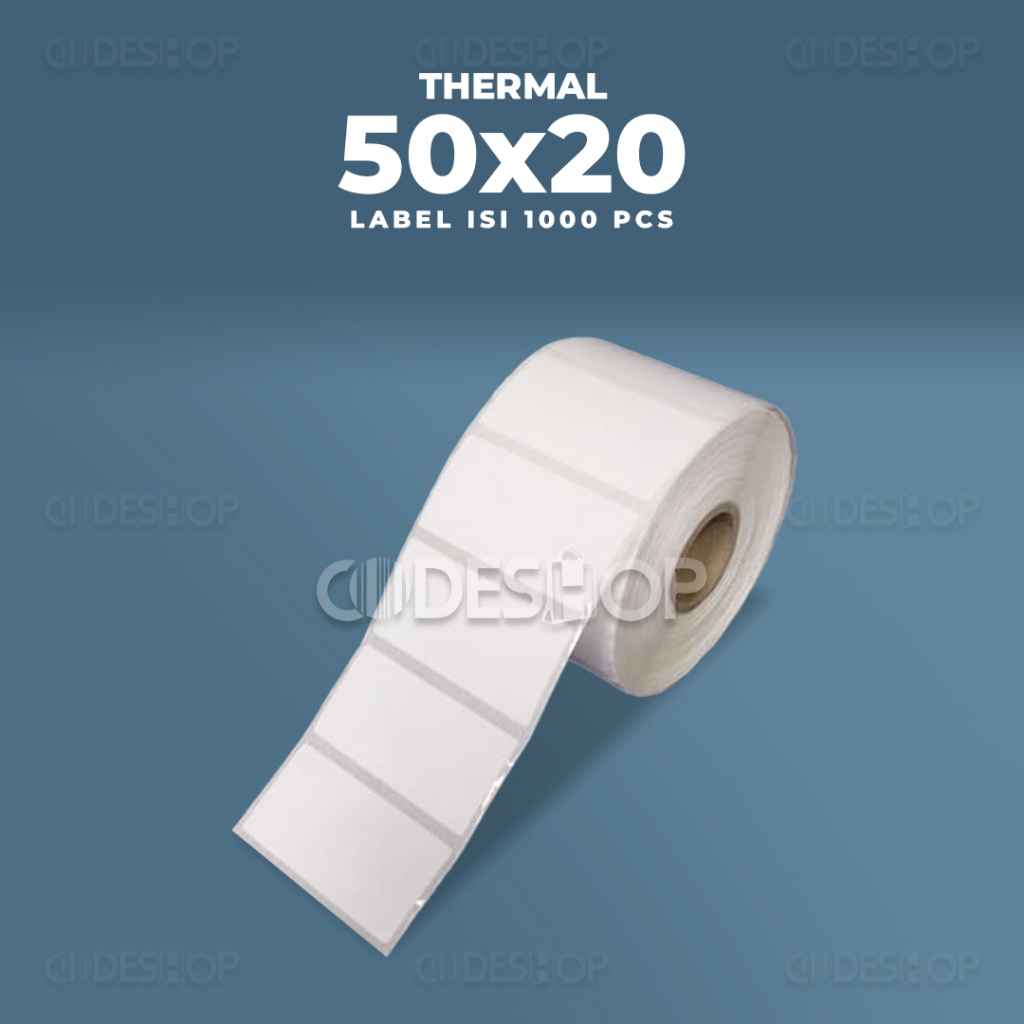 Thermal Barcode Sticker Label 50x20mm 50 x 20 mm 1 Line | Shopee Malaysia