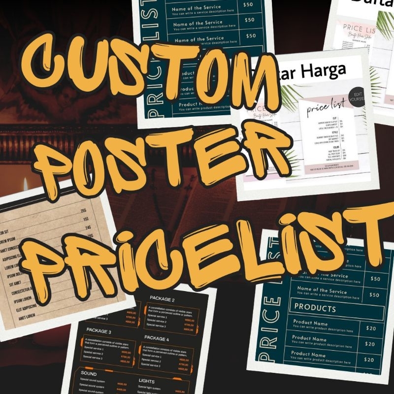 Custom Board Price List Free Design | Shopee Malaysia