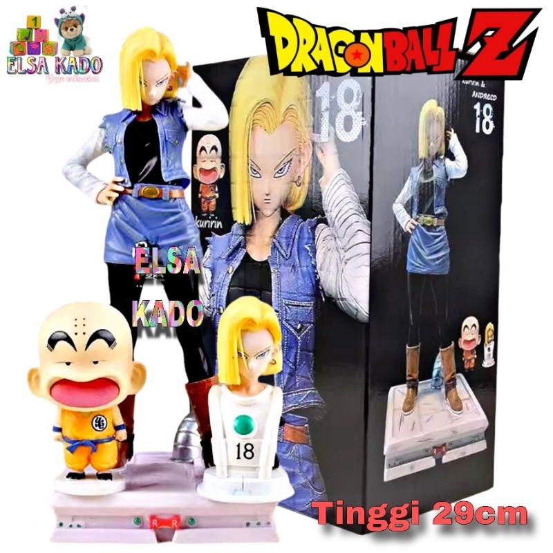 Action Figure Android 18 RR Statue With Courier Kid Dragon Ball Z ...