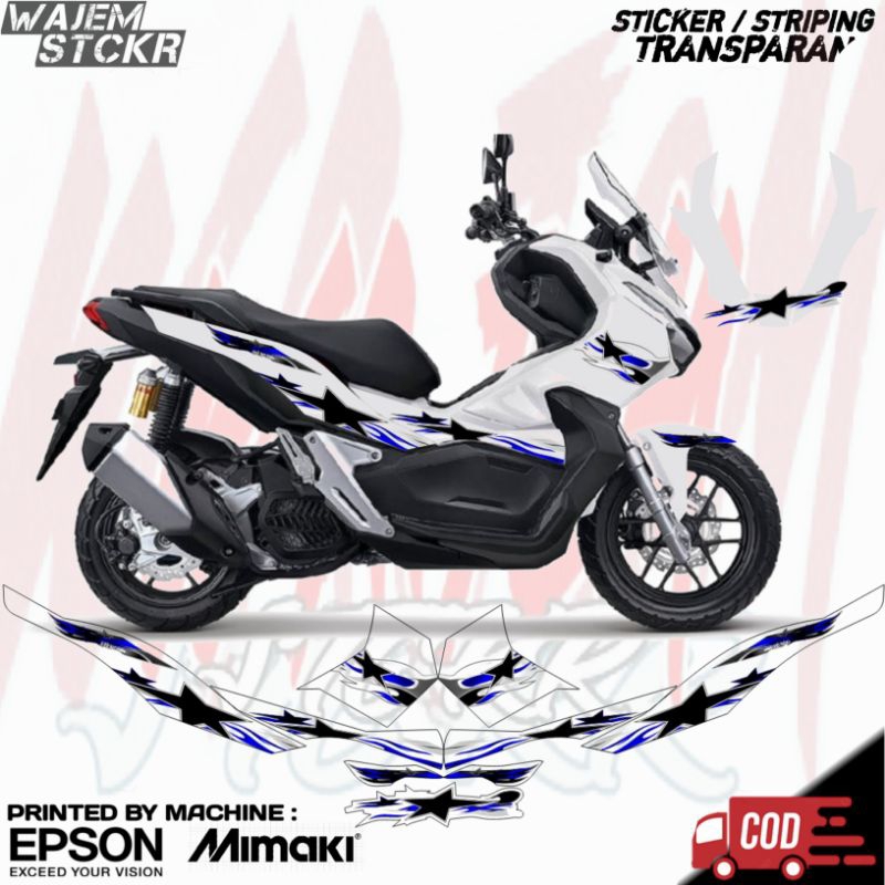 Transparent STRIPING ADV 150 CUSTOM STAR SERIES | Shopee Malaysia