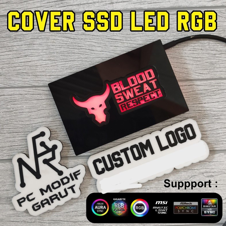 120gb 240GB SSD COVER NZXT RGB led COVER FOR ALL BRANDS OF OTHER LOGOS ...