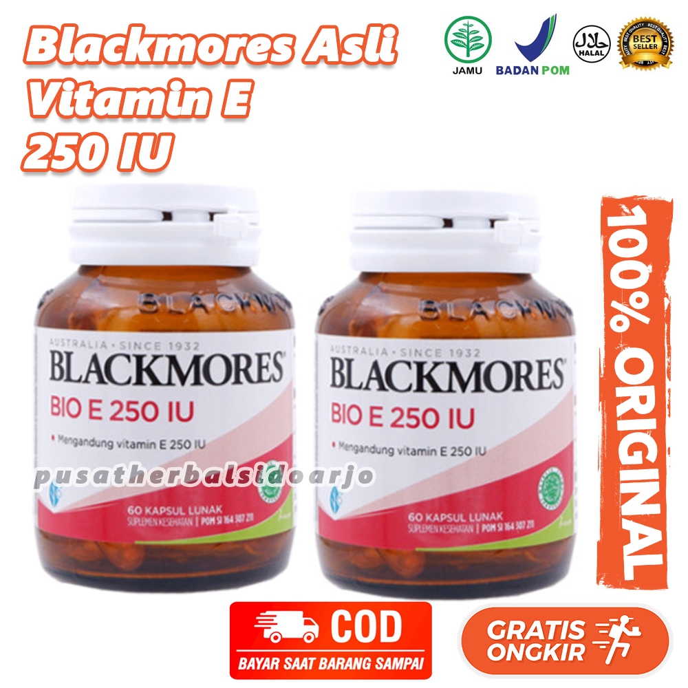 Blackmores Bio E Natural E 250 IU 50 Capsules Multivitamin for Skin and ...