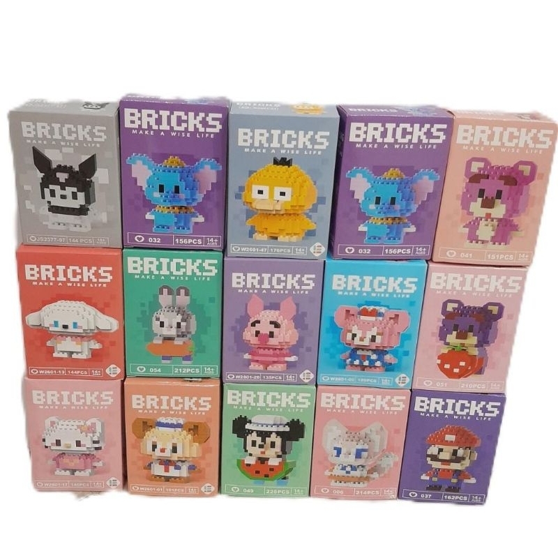 BRICK/NANO BLOCK MINI BRICK STACKING BLOCK TOY | Shopee Malaysia