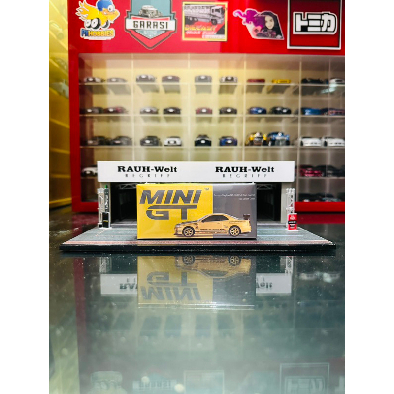 Mini GT No. 676 Nissan Skyline R34 Top Secret Gold Japan Exclusive ...