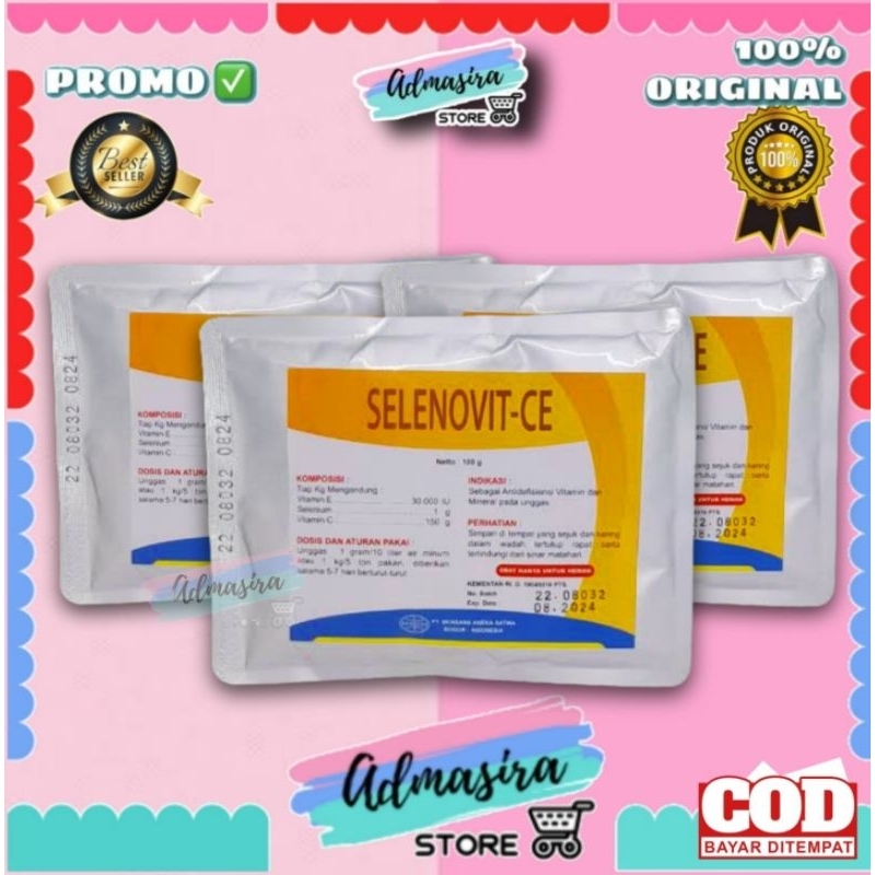 Selenovit CE 250gram Vitamin Mineral Chicken Poultry Selenium Vit C E ...