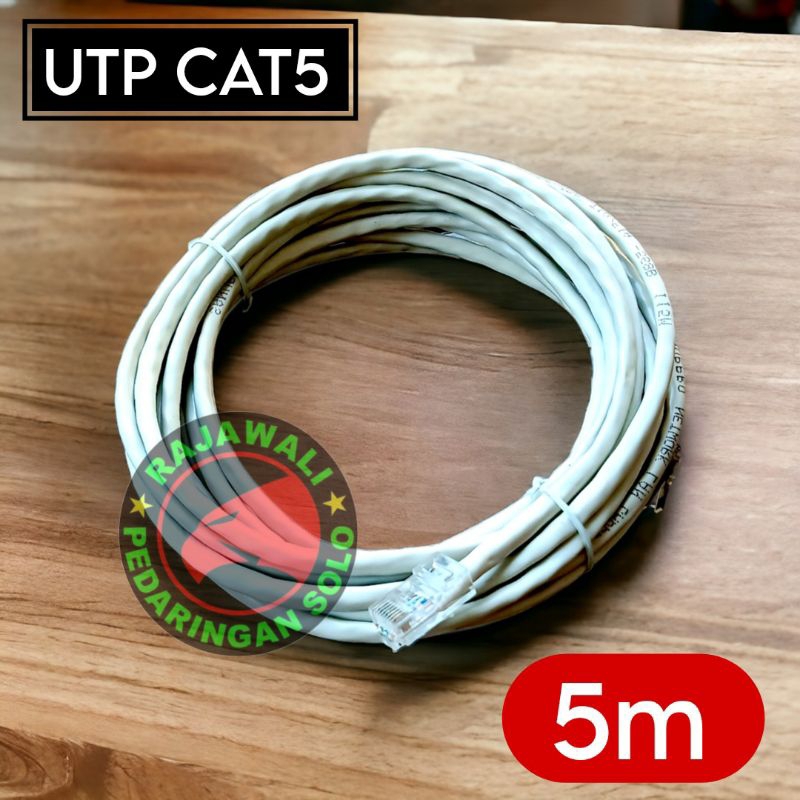 Cat5 UTP LAN CABLE 5m ROUTER CABLE INTERNET CABLE | Shopee Malaysia