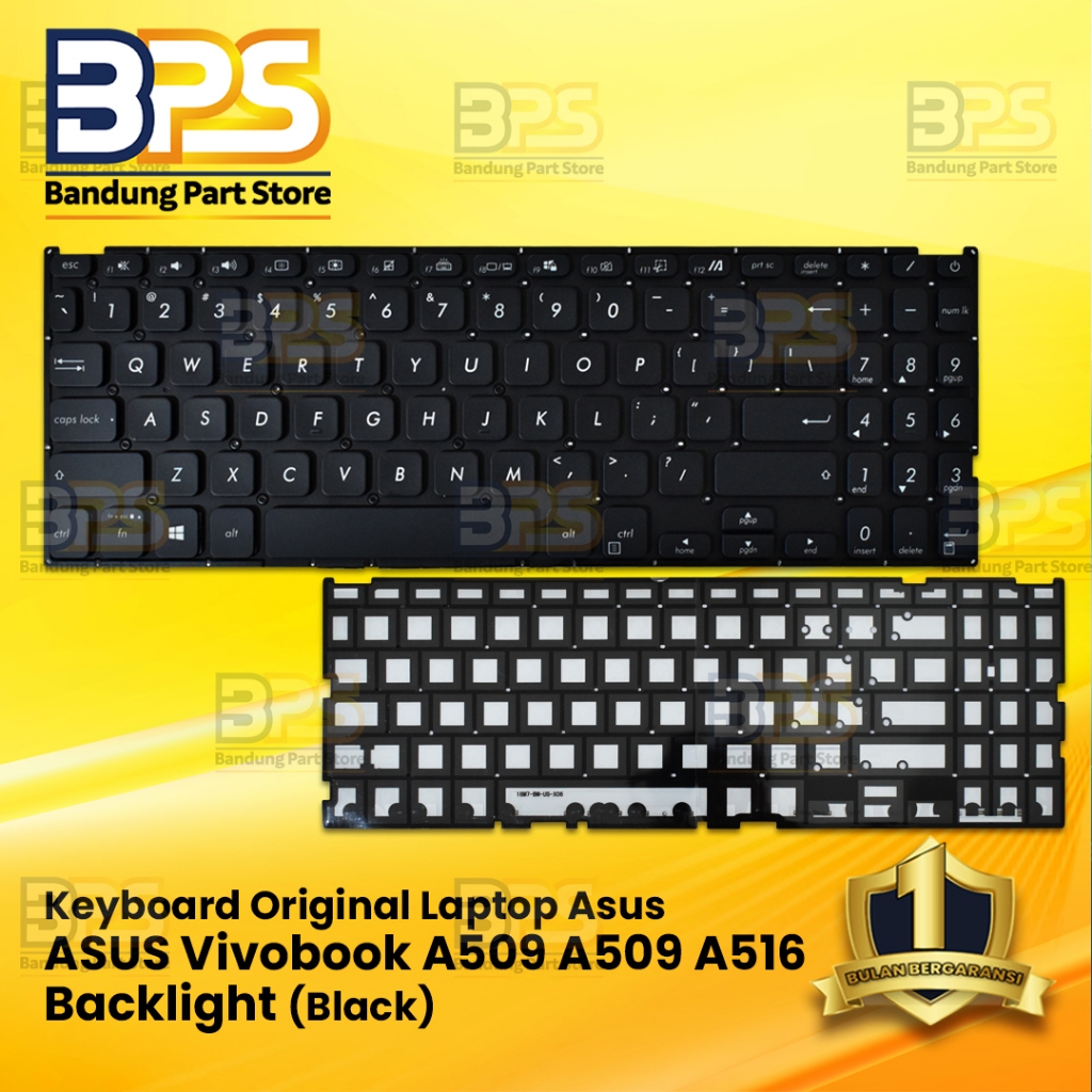 Original Vivobook A509 A516 Backlight Black Laptop Keyboard | Shopee ...